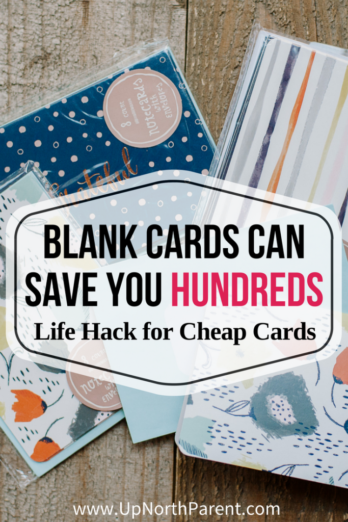 Life Hack for Cheap Cards | How Blank Cards Can Save You Hundreds