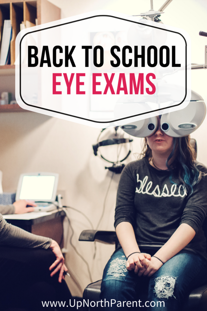 The Most Important Part of Back-to-School... Eye Exams! - Up North Parent