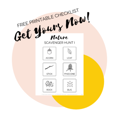 Free Printable Nature Checklist - Up North Parent
