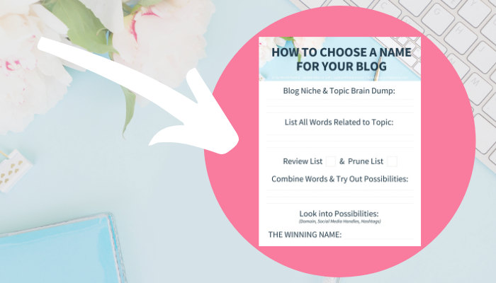 The Blog Name Blueprint - How to Choose a Name for Your Blog - Blog ...